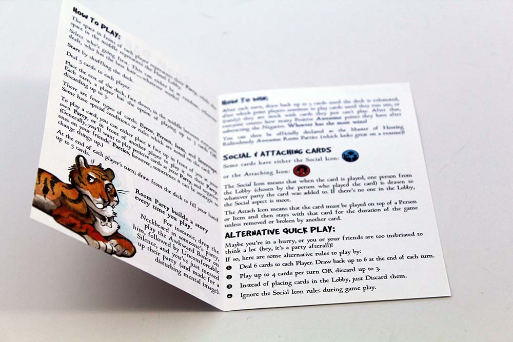 Custom Instruction Book Folded Sheet Of Paper